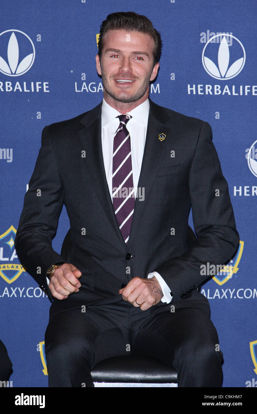 DAVID BECKHAM DAVID BECKHAM PRESS CONFERENCE DOWNTOWN LOS ANGELES ...