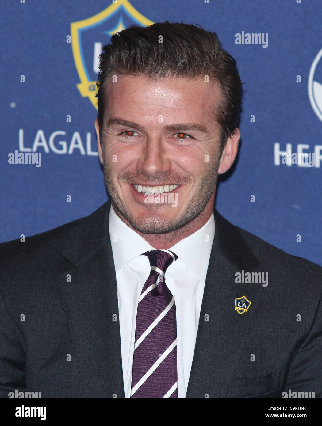 DAVID BECKHAM DAVID BECKHAM PRESS CONFERENCE DOWNTOWN LOS ANGELES ...