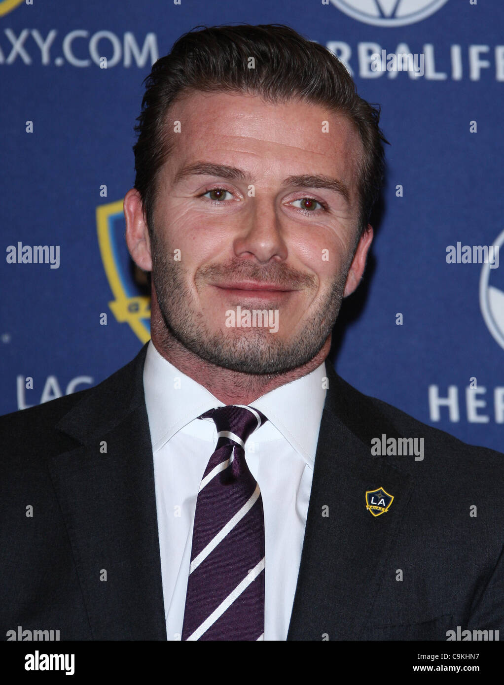 DAVID BECKHAM DAVID BECKHAM PRESS CONFERENCE DOWNTOWN LOS ANGELES ...