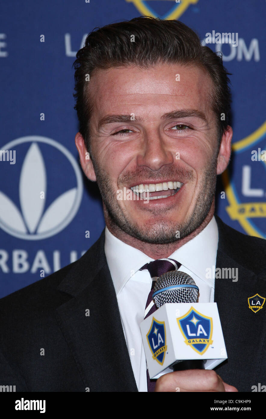 DAVID BECKHAM DAVID BECKHAM PRESS CONFERENCE DOWNTOWN LOS ANGELES ...