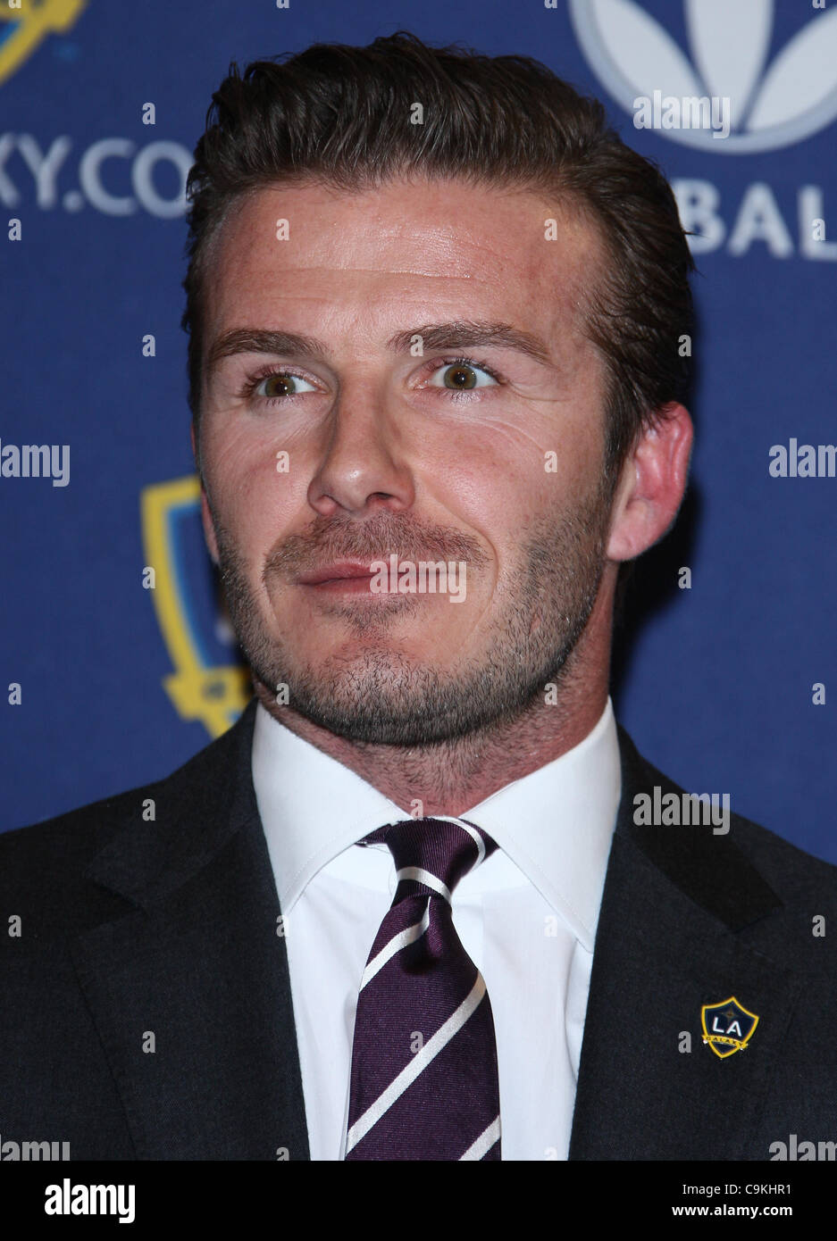 DAVID BECKHAM DAVID BECKHAM PRESS CONFERENCE DOWNTOWN LOS ANGELES ...