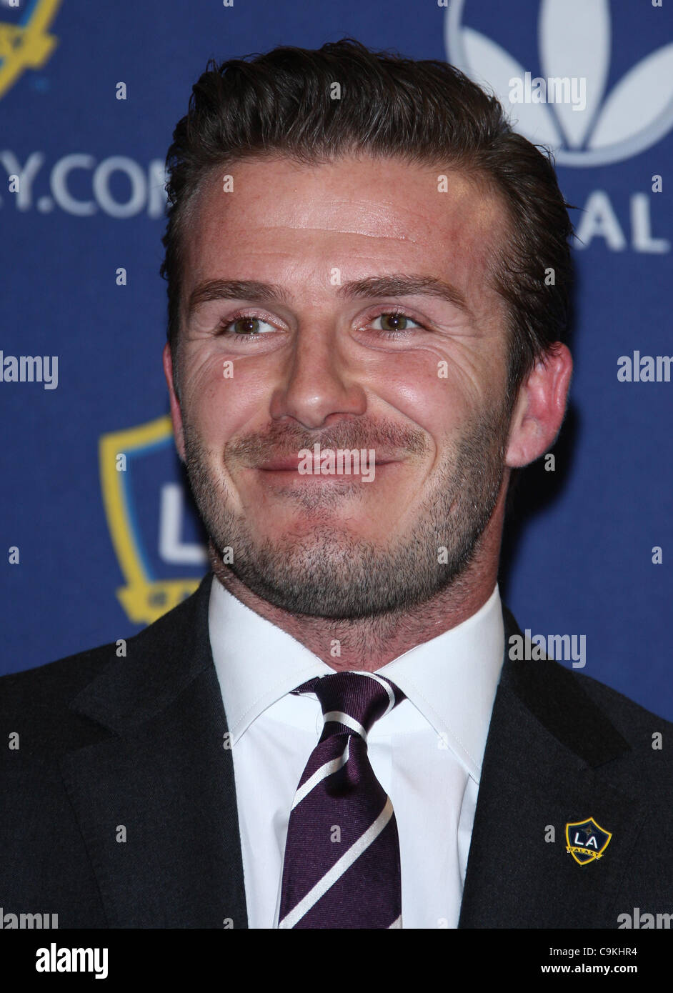 DAVID BECKHAM DAVID BECKHAM PRESS CONFERENCE DOWNTOWN LOS ANGELES ...