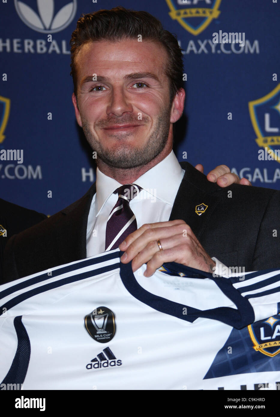 DAVID BECKHAM DAVID BECKHAM PRESS CONFERENCE DOWNTOWN LOS ANGELES ...