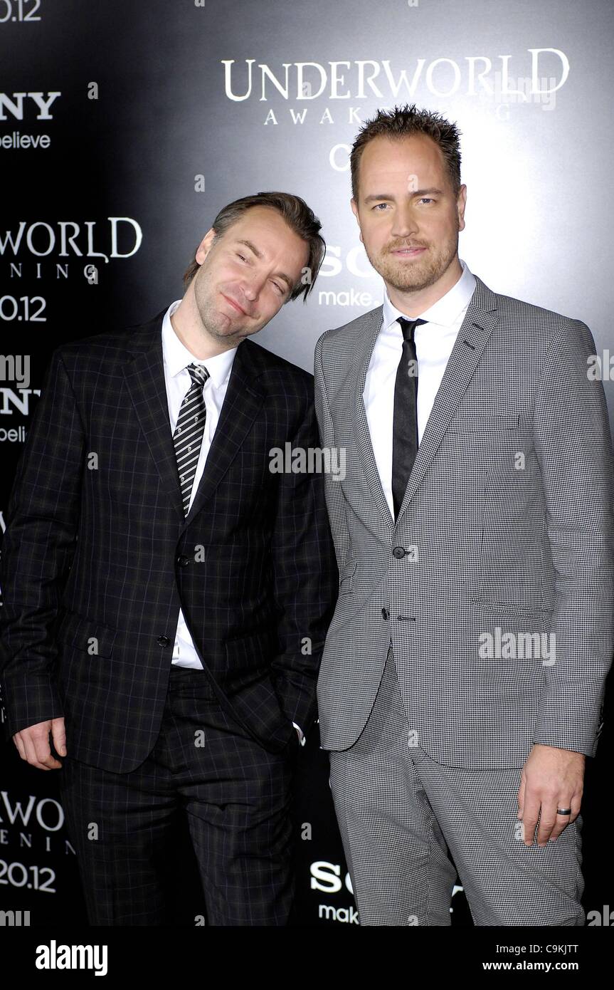 Mans Marlind, Bjorn Stein at arrivals for UNDERWORLD AWAKENING Premiere ...