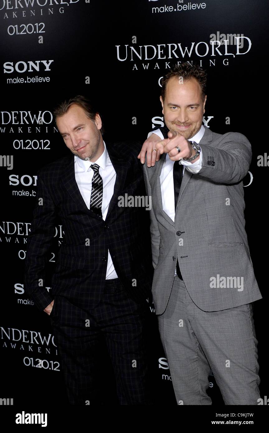 Mans Marlind, Bjorn Stein at arrivals for UNDERWORLD AWAKENING Premiere ...