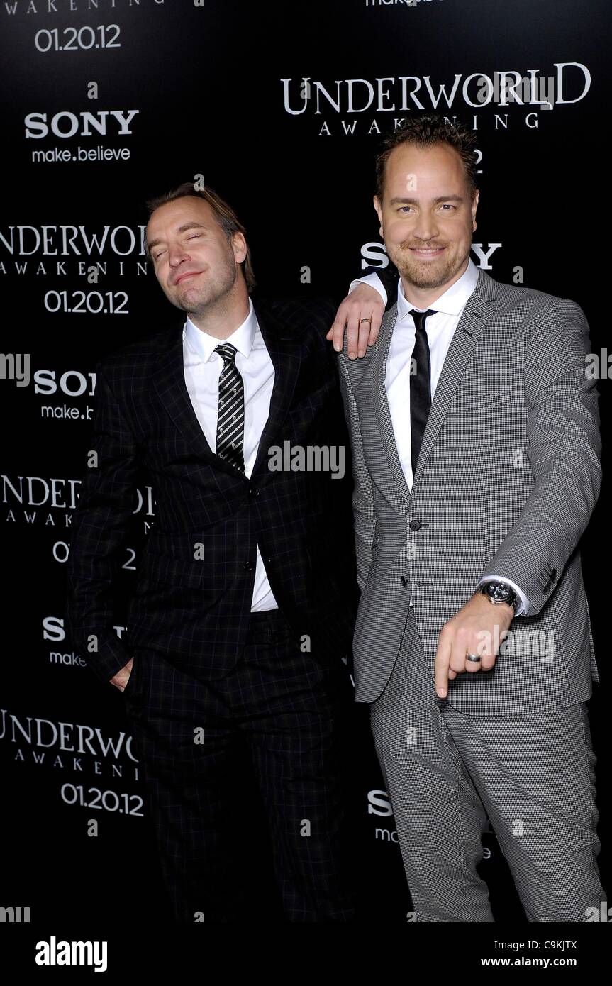 Mans Marlind, Bjorn Stein at arrivals for UNDERWORLD AWAKENING Premiere ...