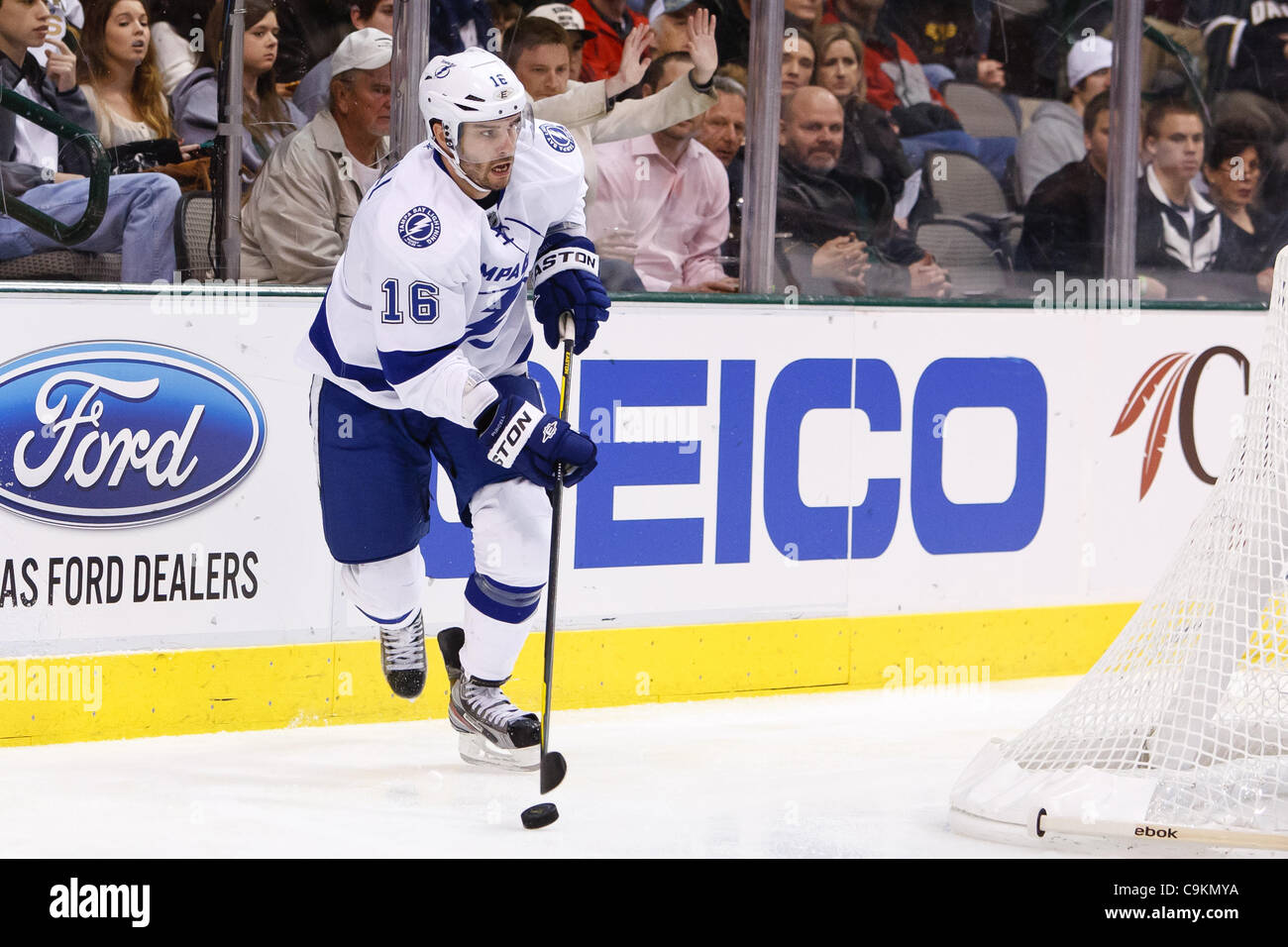 Jan. 20, 2012 - Dallas, Texas, US - Tampa Bay Lightning Forward TEDDY ...