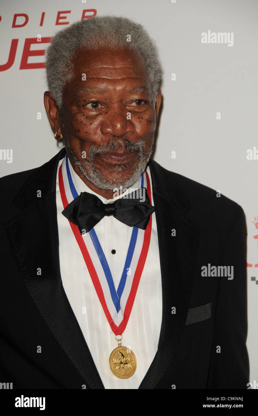 Jan. 20, 2012 - Los Angeles, California, U.S. - Morgan Freeman ...