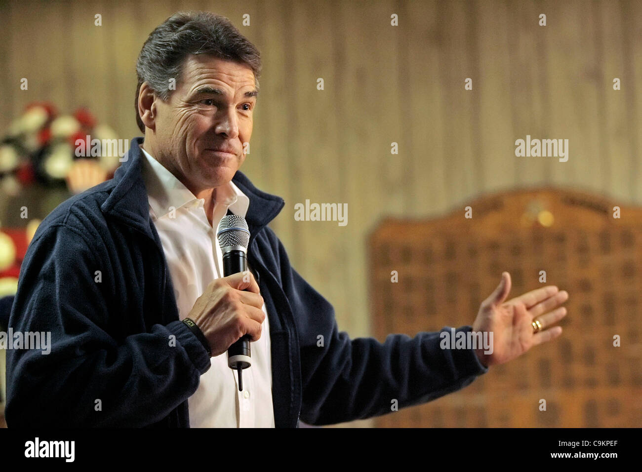 Republican presidential candidate and Texas Governor RICK PERRY speaks ...