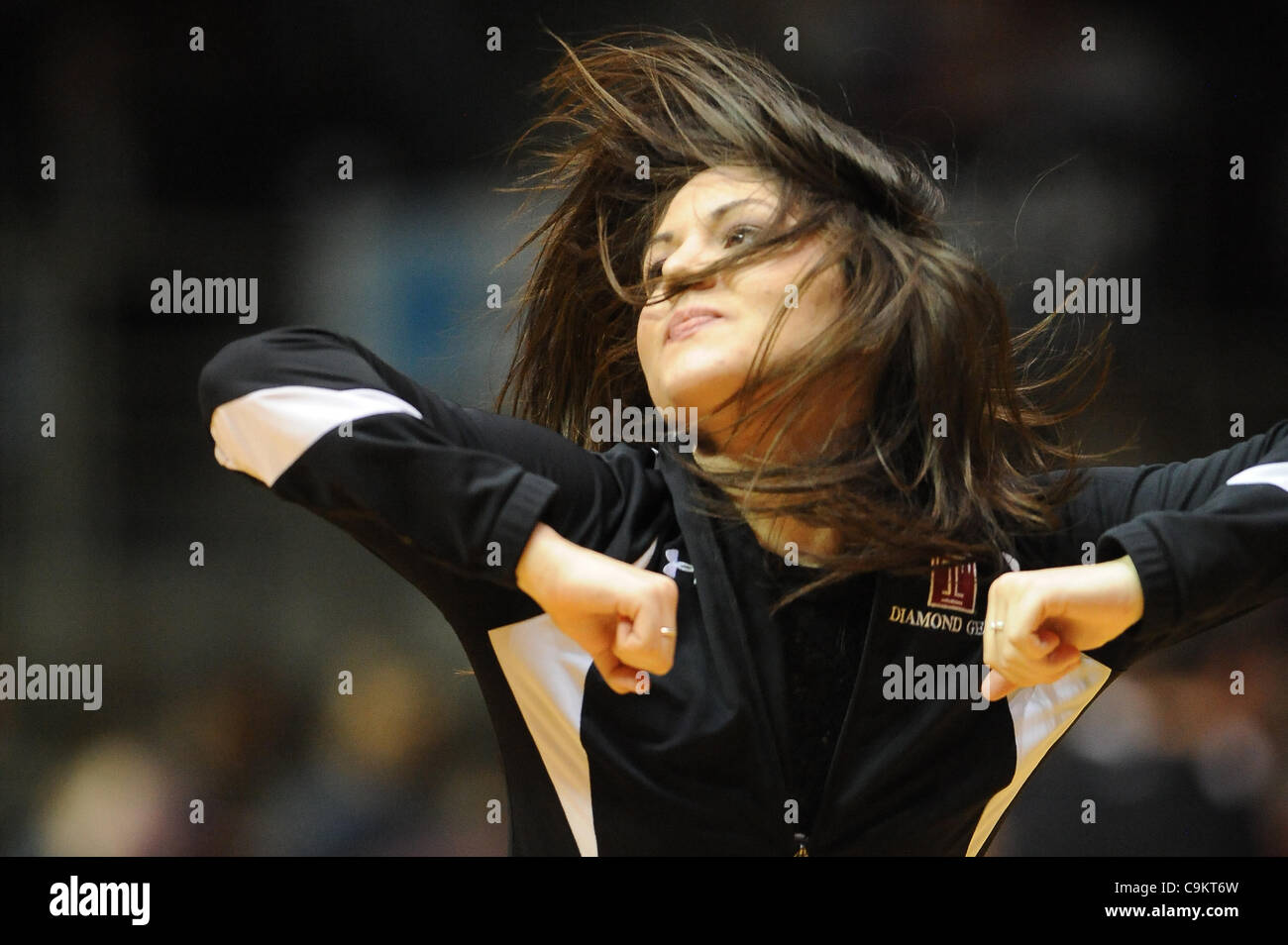 Jan. 21, 2012 - Philadelphia, Pennsylvania, U.S - The Temple dance team ...