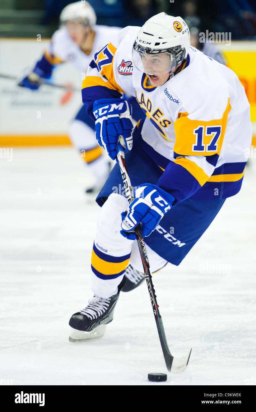 Jan. 21, 2012 - Saskatoon, Saskatchewan, Canada - Saskatoon Blades left ...