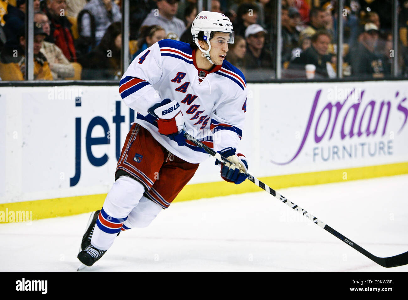 Jan. 21, 2012 - Boston, Massachusetts, U.S - New York Rangers ...