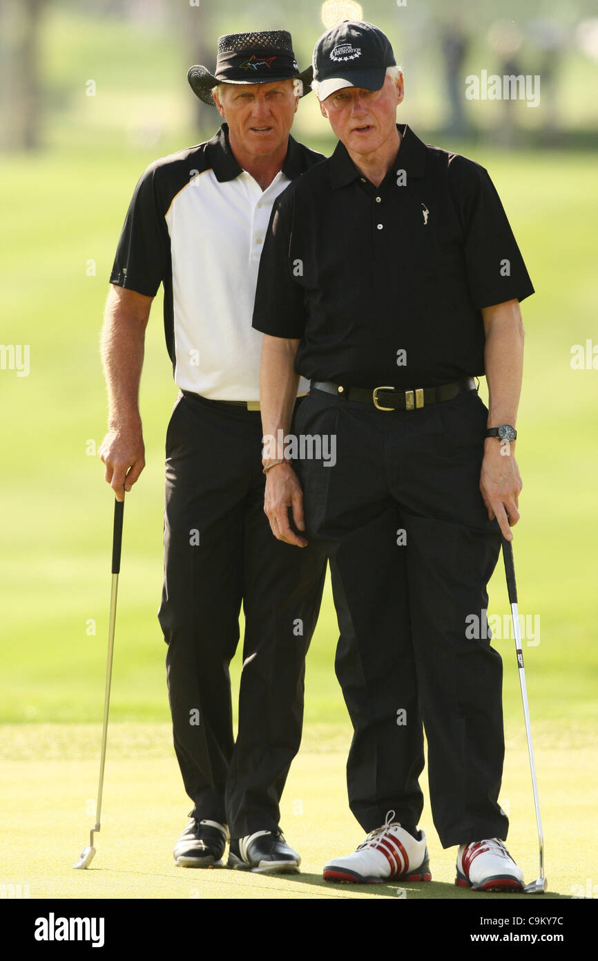 GREG NORMAN & BILL CLINTON HUMANA CHALLENGE PRO AM LA QUINTA CALIFORNIA ...