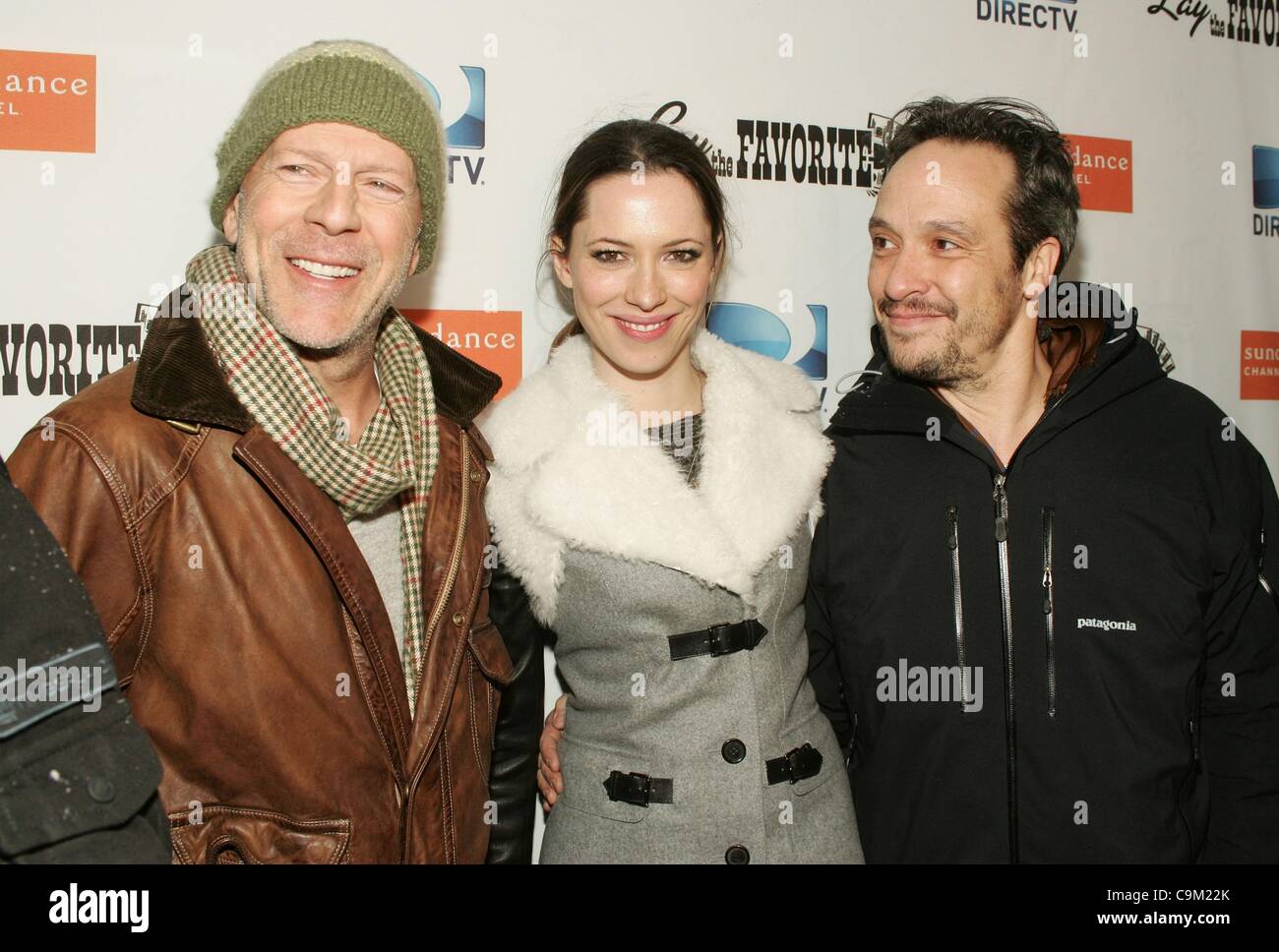 Bruce Willis, Rebecca Hall, D.V. DeVincentis at the after-party for LAY ...