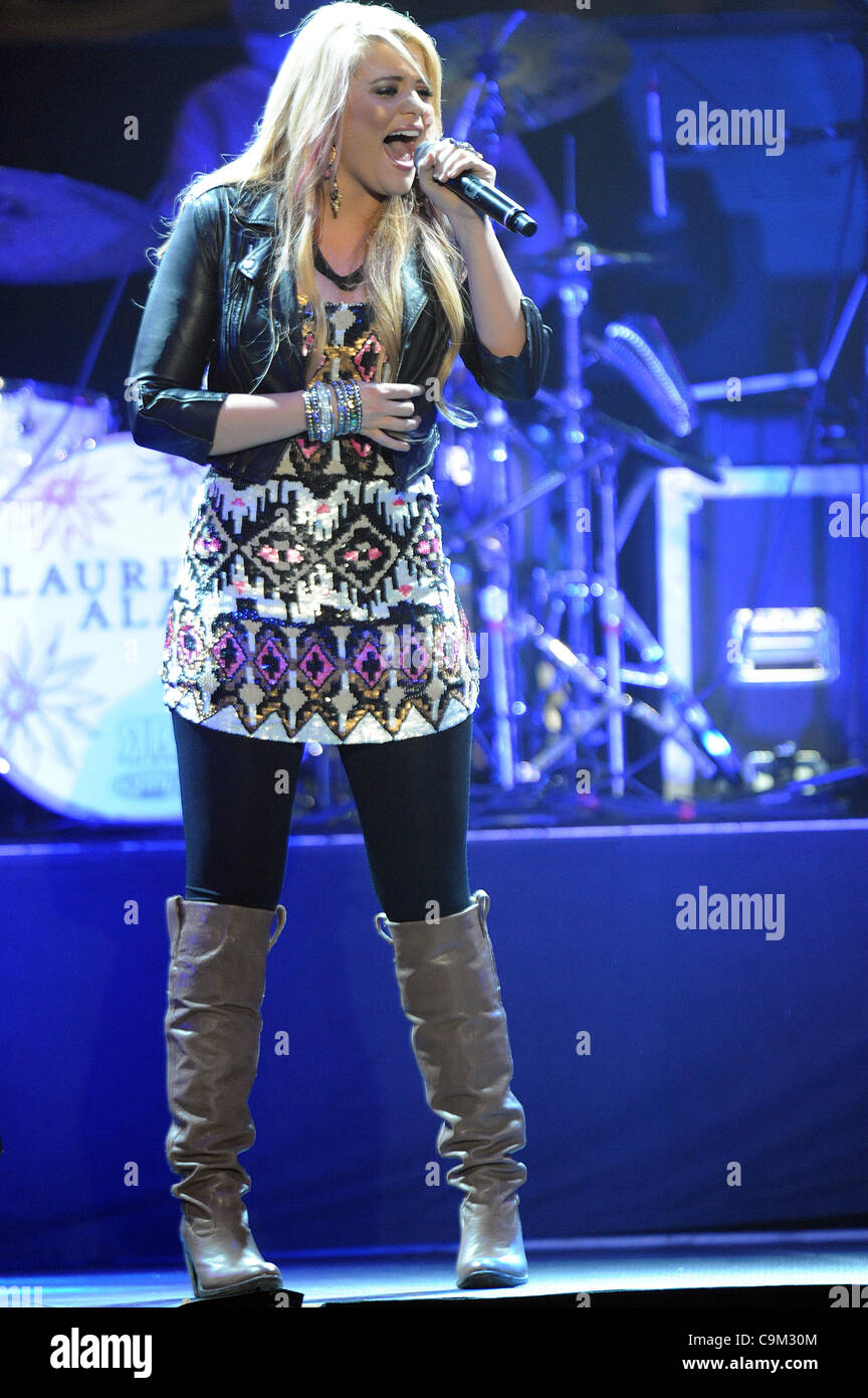 Jan 21, 2012 - Fayetteville, North Carolina; USA - Singer LAUREN ALAINA ...