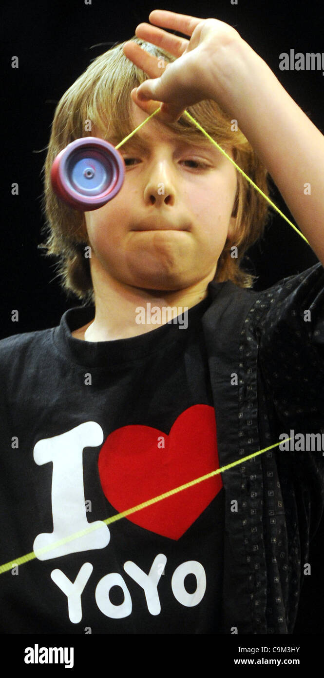 Jan Hlinka competes during the third European Yoyo Championship in ...
