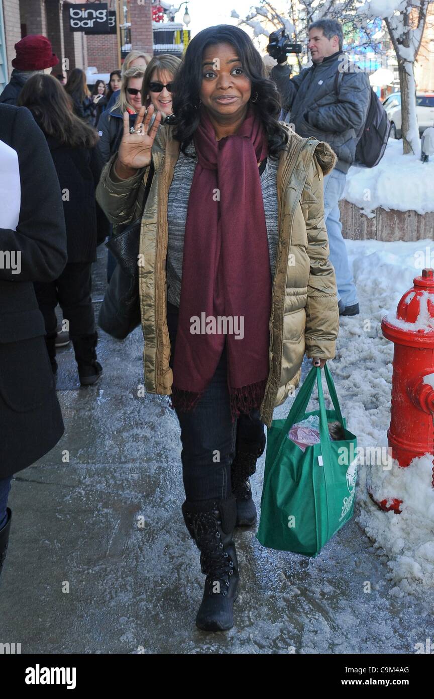 Octavia Spencer, walks on Main Street out and about for Sundance Film ...