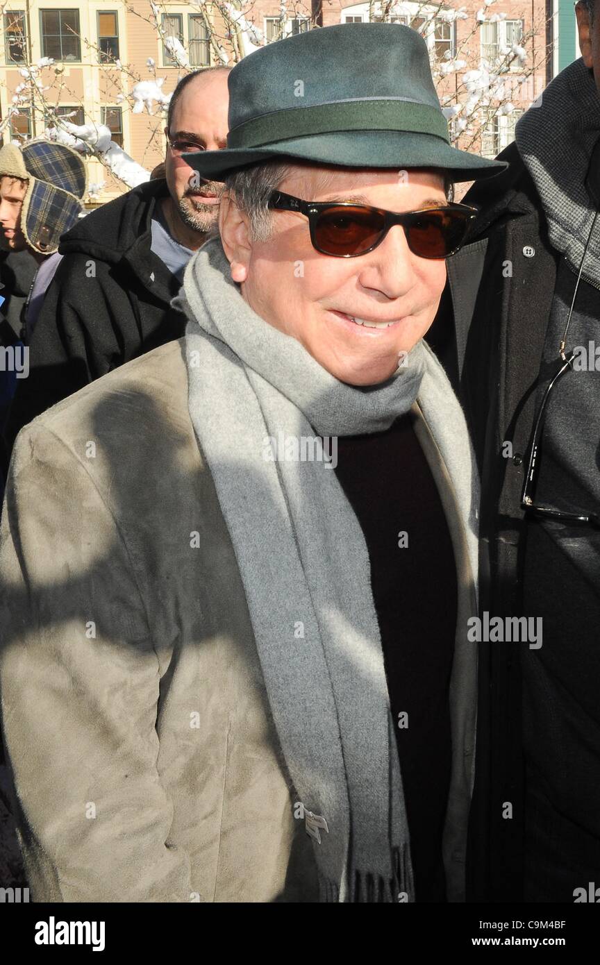 Paul Simon, enters the Getty portrait studio out and about for Sundance ...