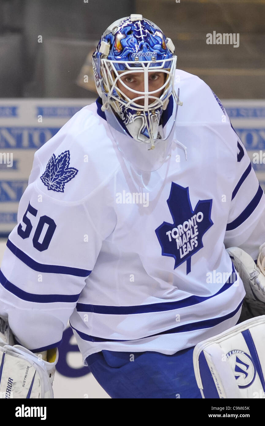 Toronto maple leafs goalie hi-res stock photography and images - Alamy
