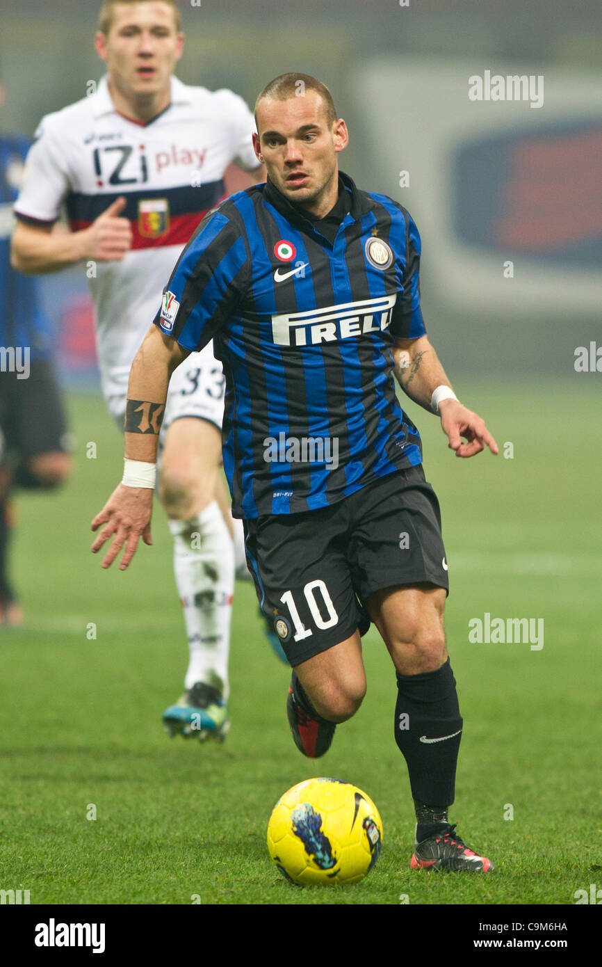 Stadio giuseppe meazza wesley sneijder hi-res stock photography and ...
