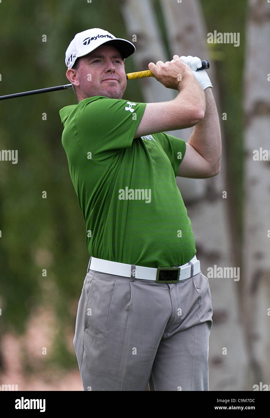 Jan. 22, 2012 - La Quinta, California, U.S - Robert Garrigus of the ...