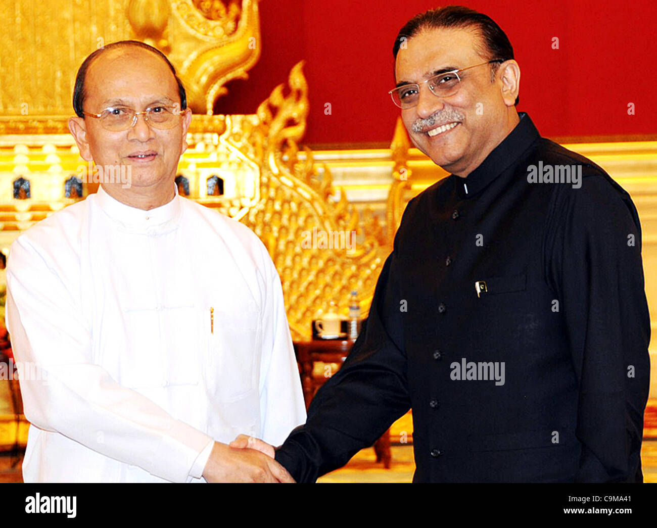 Myanmar president hi-res stock photography and images - Alamy