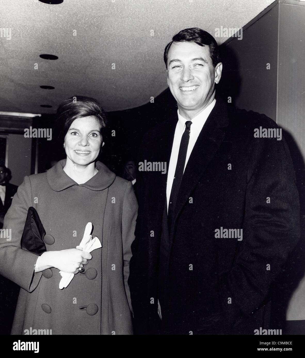 ROCK HUDSON.in New York City 1960's.(Credit Image: Â© Globe Photos ...
