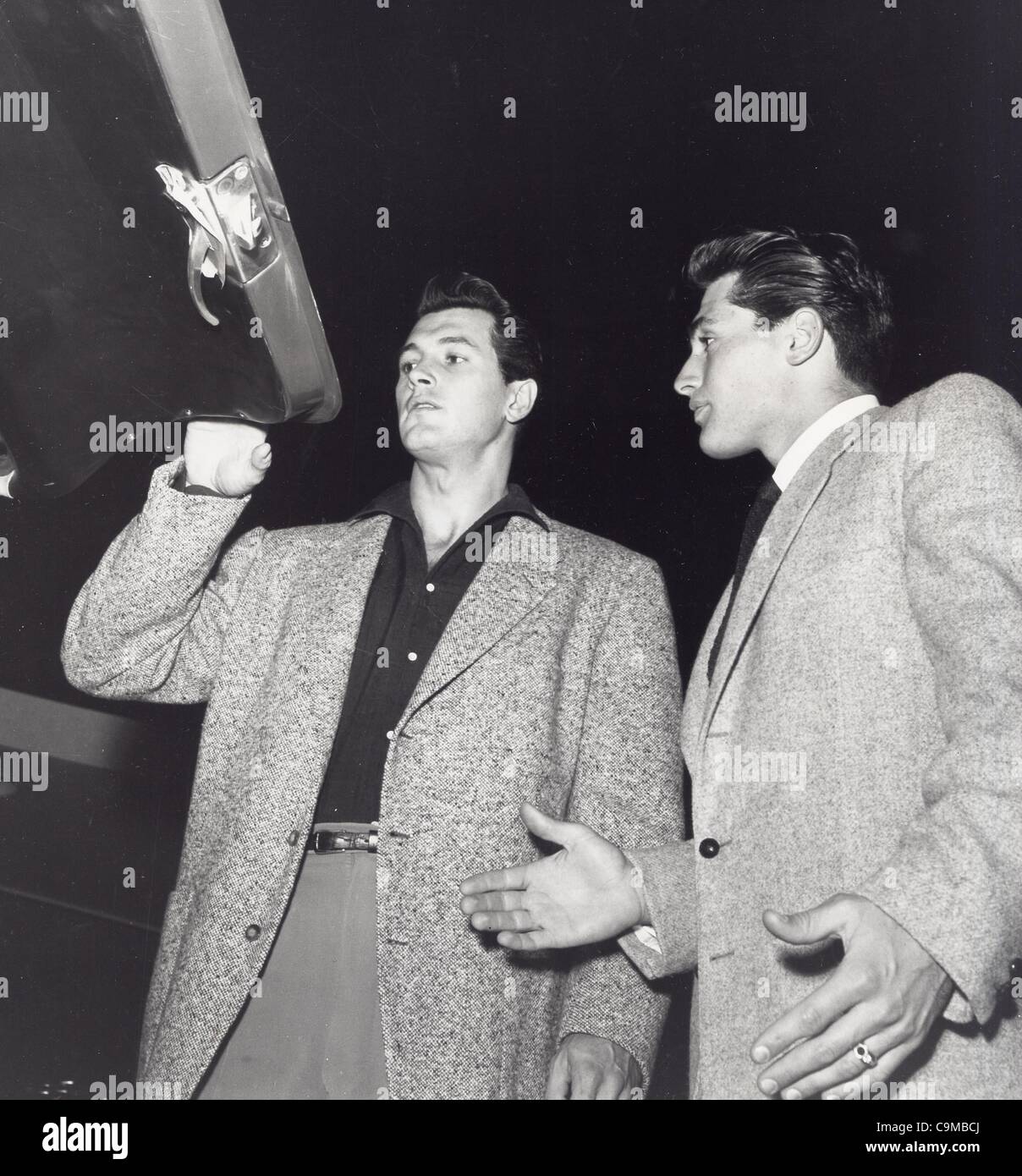 ROCK HUDSON with Race Gentry.(Credit Image: Â© Globe Photos/ZUMAPRESS ...