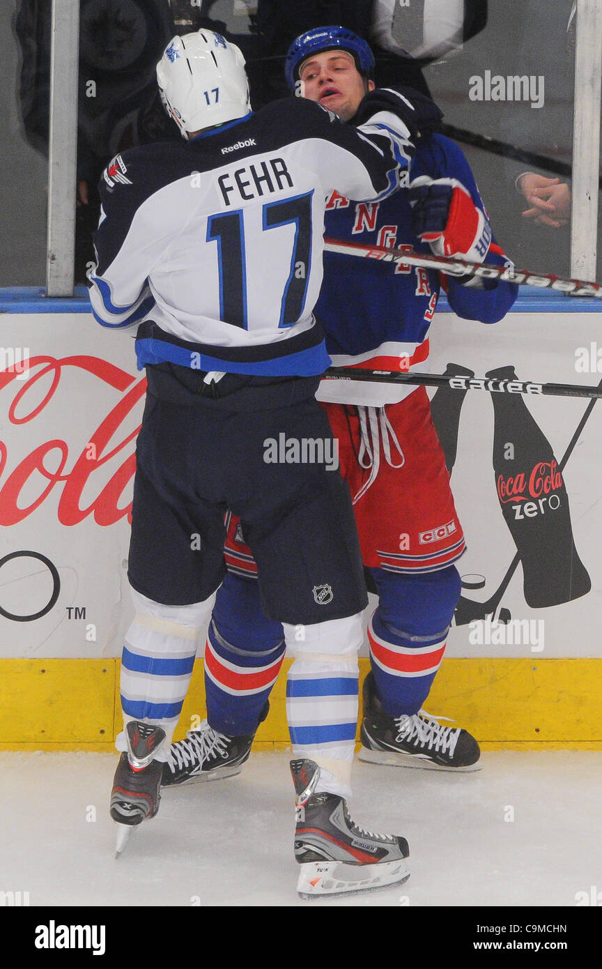 Jan. 24, 2012 - Newark, New Jersey, U.S. - Winnipeg Jets right wing ...