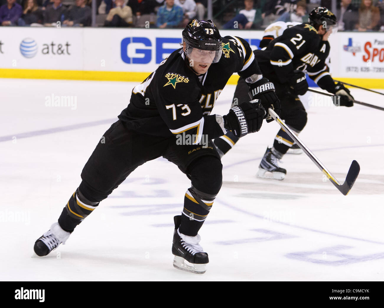 Jan. 24, 2012 - Dallas, Texas, US - Dallas Stars Forward Michael Ryder ...