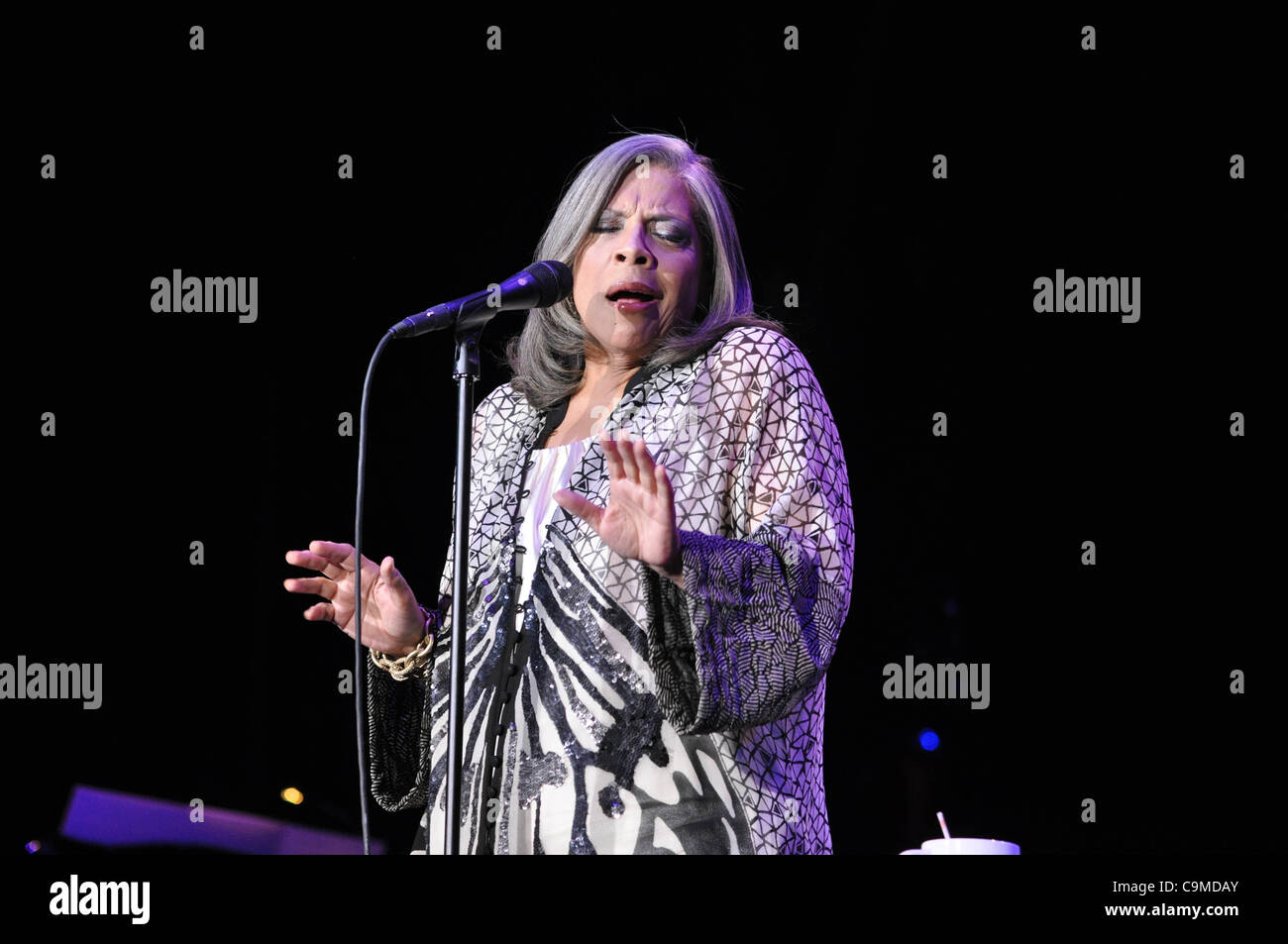 Jan 22, 2012 - Emporia, Virginia, USA Singer PATTI AUSTIN performing at ...