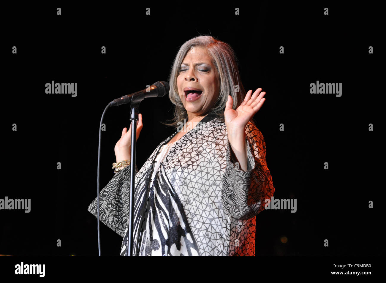 Jan 22, 2012 - Emporia, Virginia, USA Singer PATTI AUSTIN performing at ...
