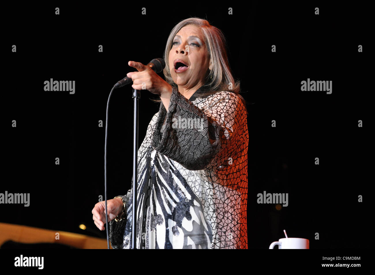 Jan 22, 2012 - Emporia, Virginia, USA Singer PATTI AUSTIN performing at ...