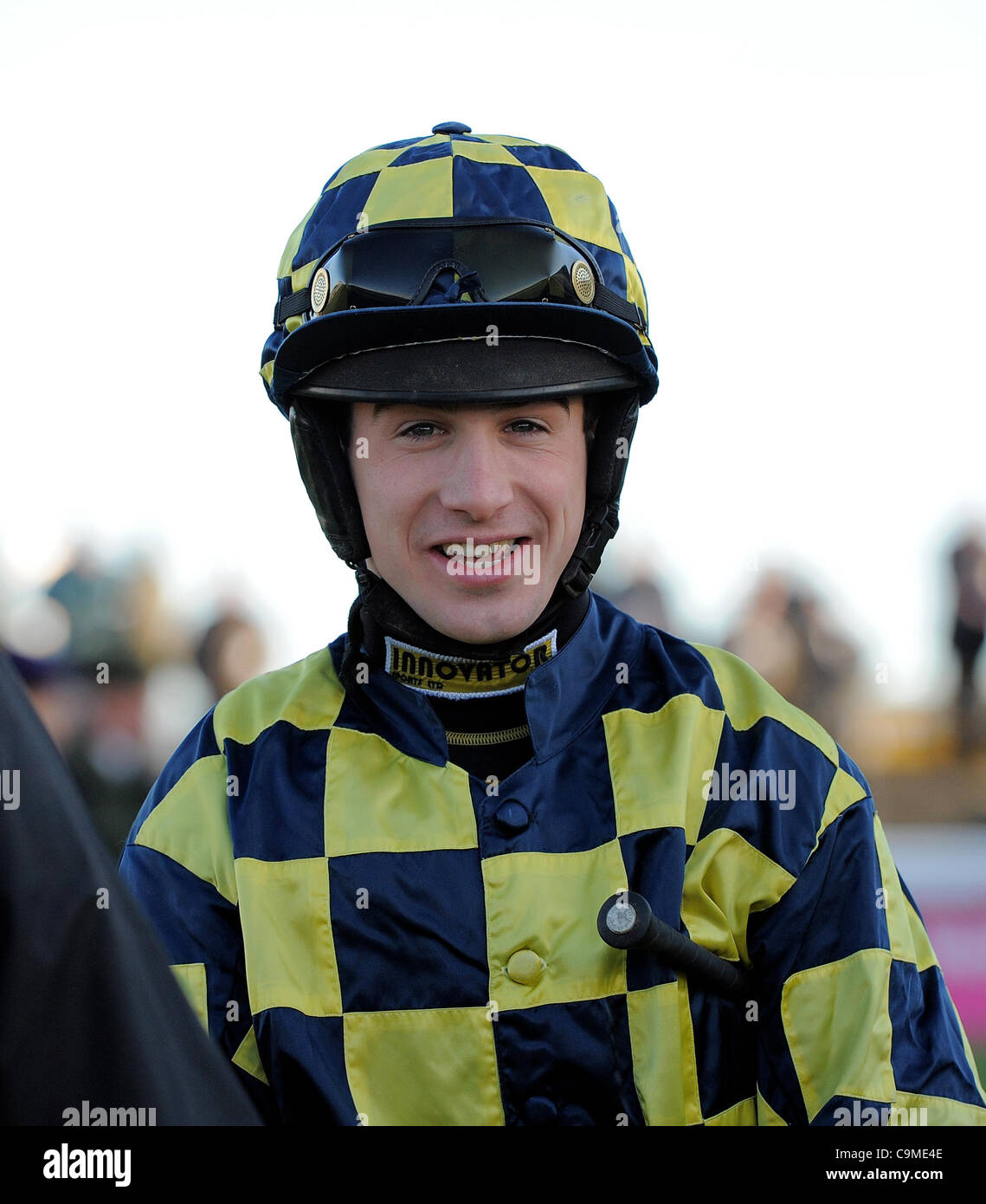 RYAN MANIA JOCKEY WETHERBY RACECOURSE WETHERBY ENGLAND 23 January 2012 ...