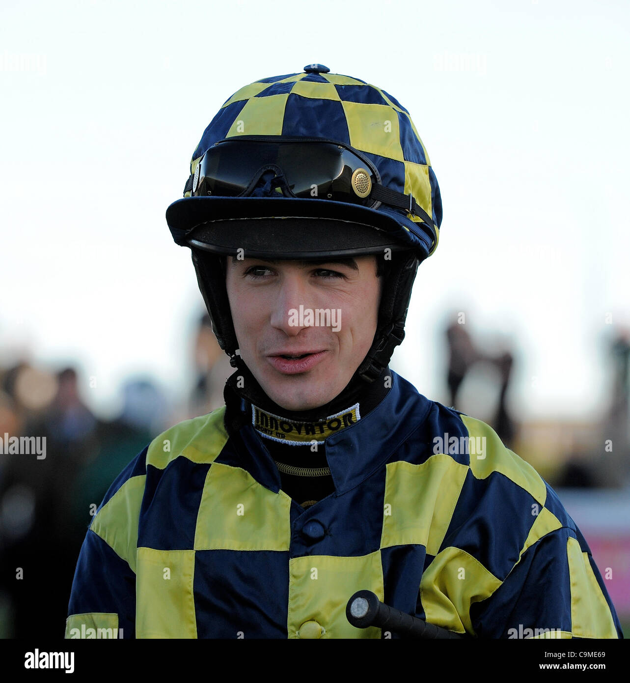 RYAN MANIA JOCKEY WETHERBY RACECOURSE WETHERBY ENGLAND 23 January 2012 ...