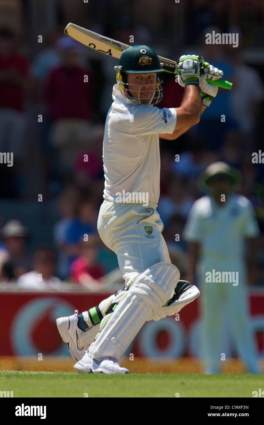 25.01.2012 Adelaide Australia, Ricky Ponting Australia in action during ...