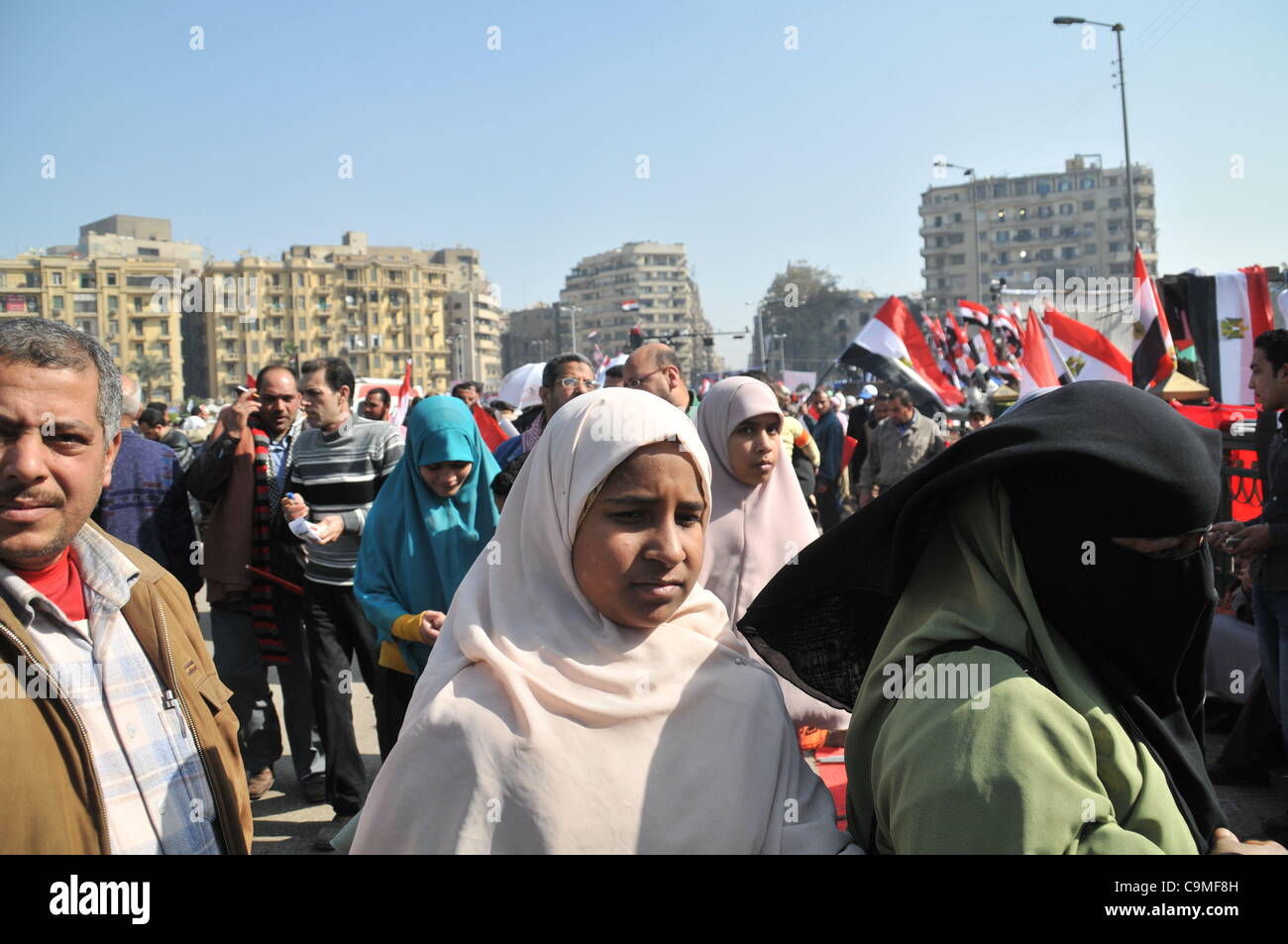 The scenes in an around Cairo's famous Tahrir (Liberation) Square on ...