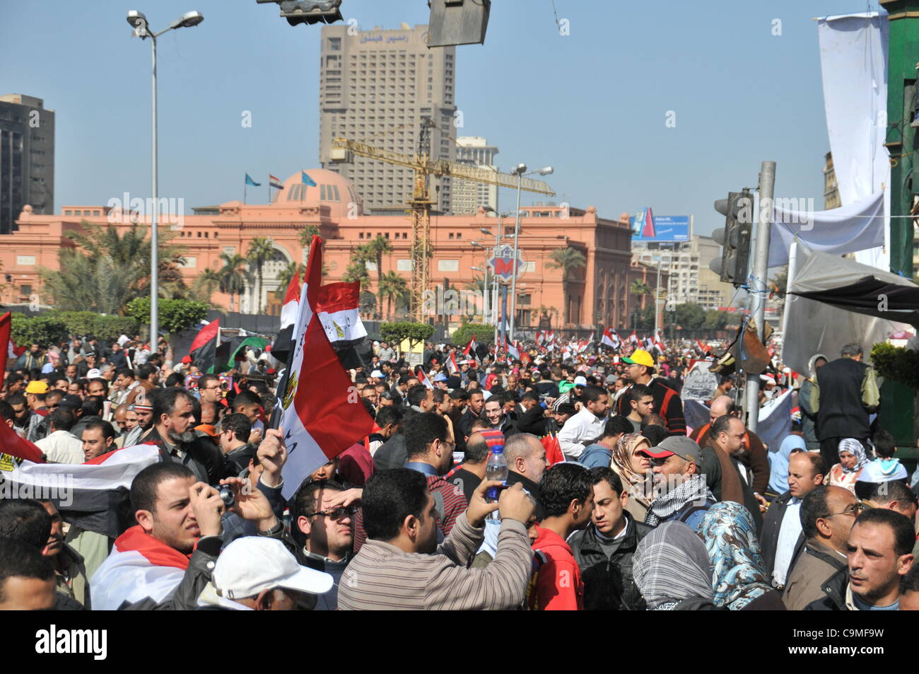 The scenes in an around Cairo's famous Tahrir (Liberation) Square on ...