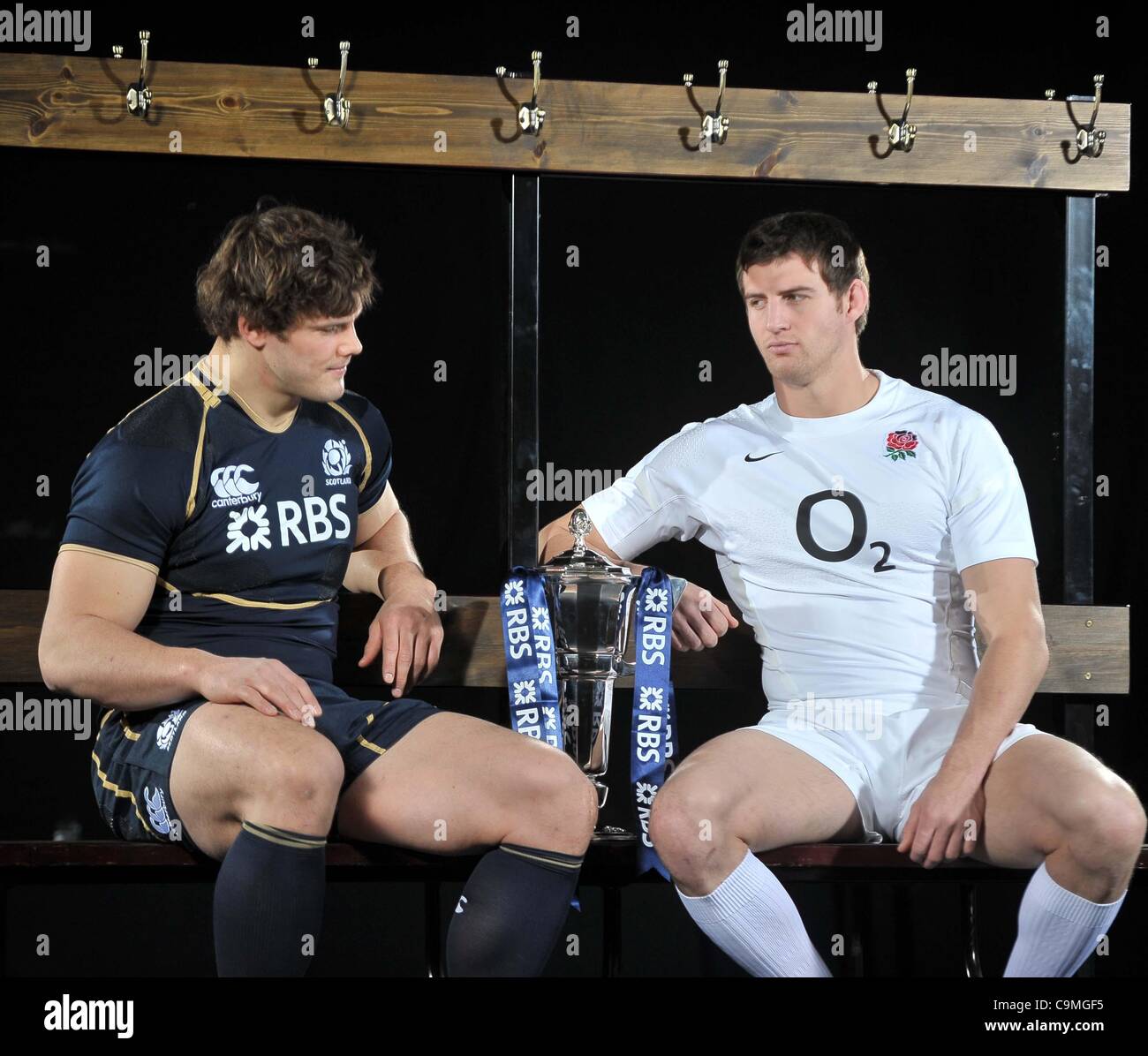 THE HULINGHAM CLUB, LONDON, UK, Wednesday 25/01/2012. (L-R) Ross Ford ...