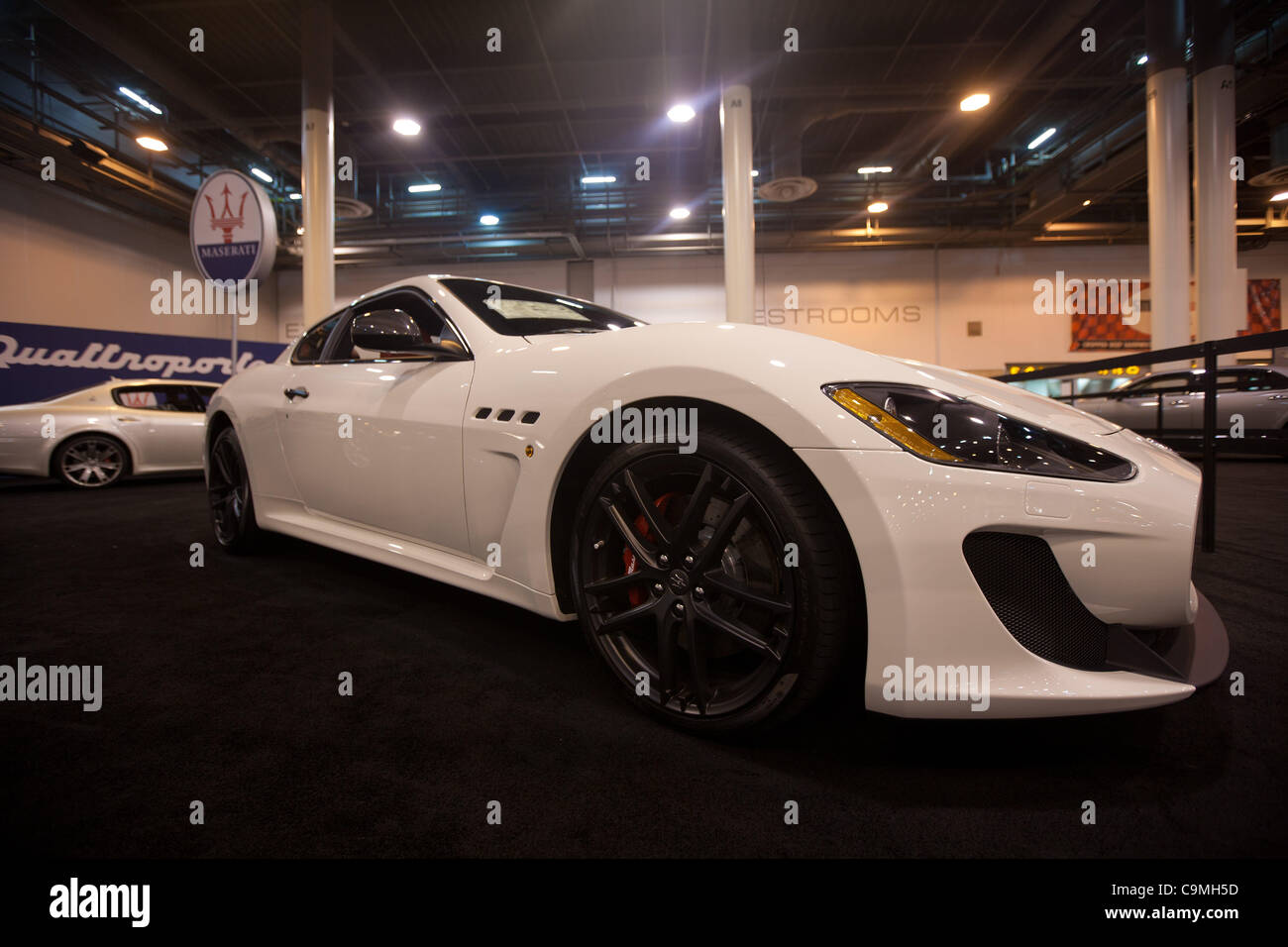 Jan. 25, 2012 - Houston, Texas, U.S - Maserati Gran Cabrio vehicle on ...