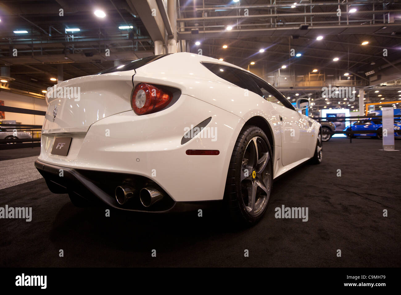 Jan. 25, 2012 - Houston, Texas, U.S - Ferrari FF model vehicle on ...