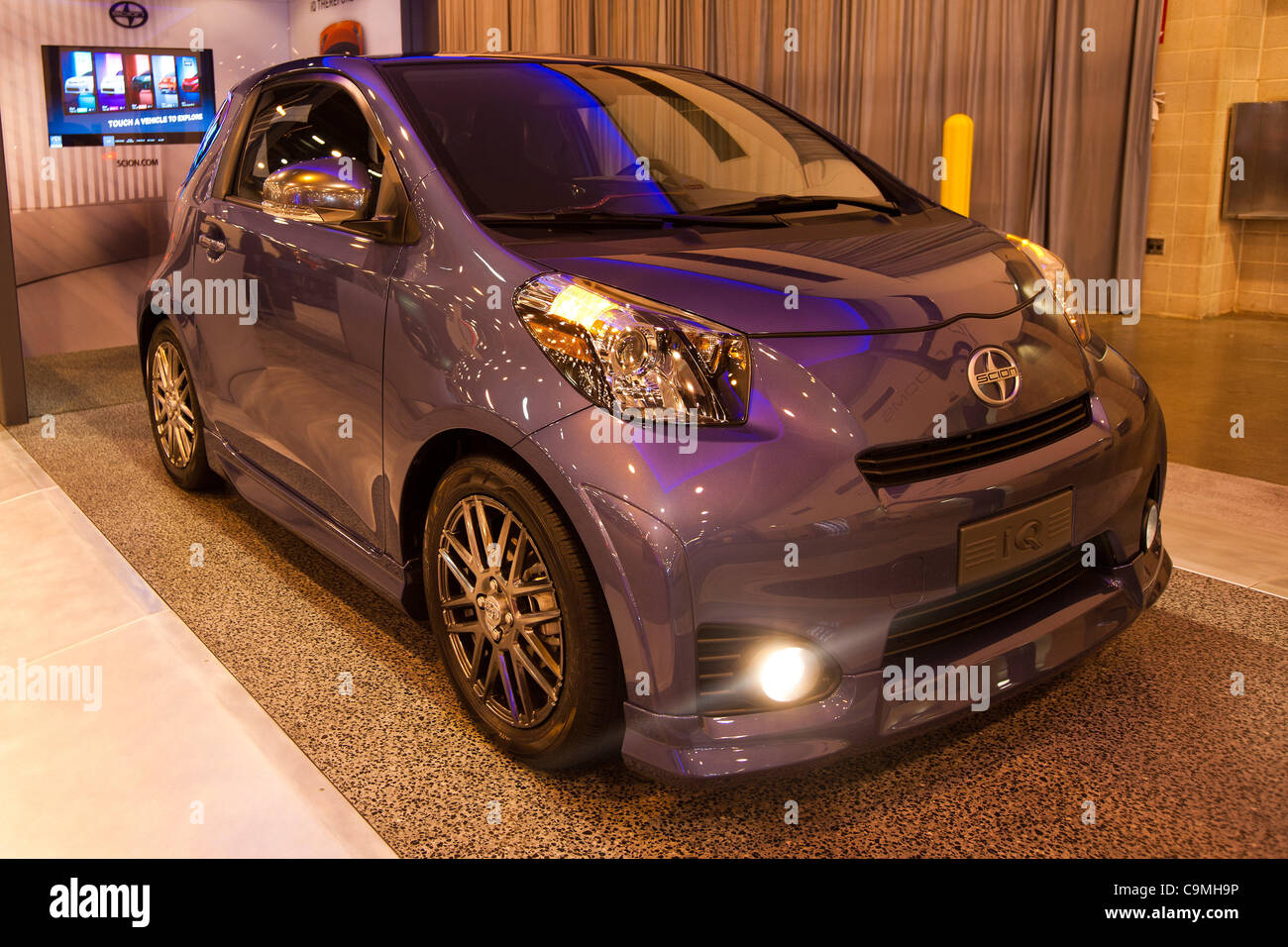 Jan. 25, 2012 - Houston, Texas, U.S - 2012 Scion IQ model is on display ...
