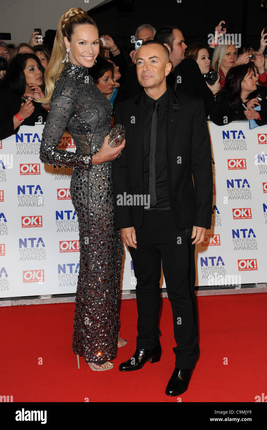 ELLE MACPHERSON & JULIEN MACDONALD 2012 NATIONAL TELEVISION AWARDS O2 ...