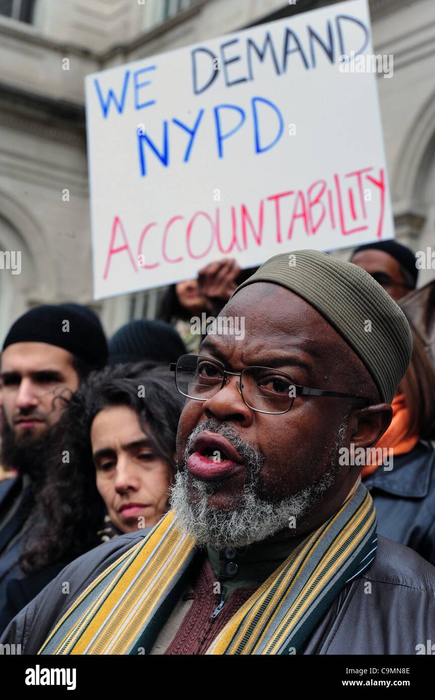 Jan. 26, 2012 - Manhattan, New York, U.S. - Imam AL HAJJ TALIB ABDUR ...