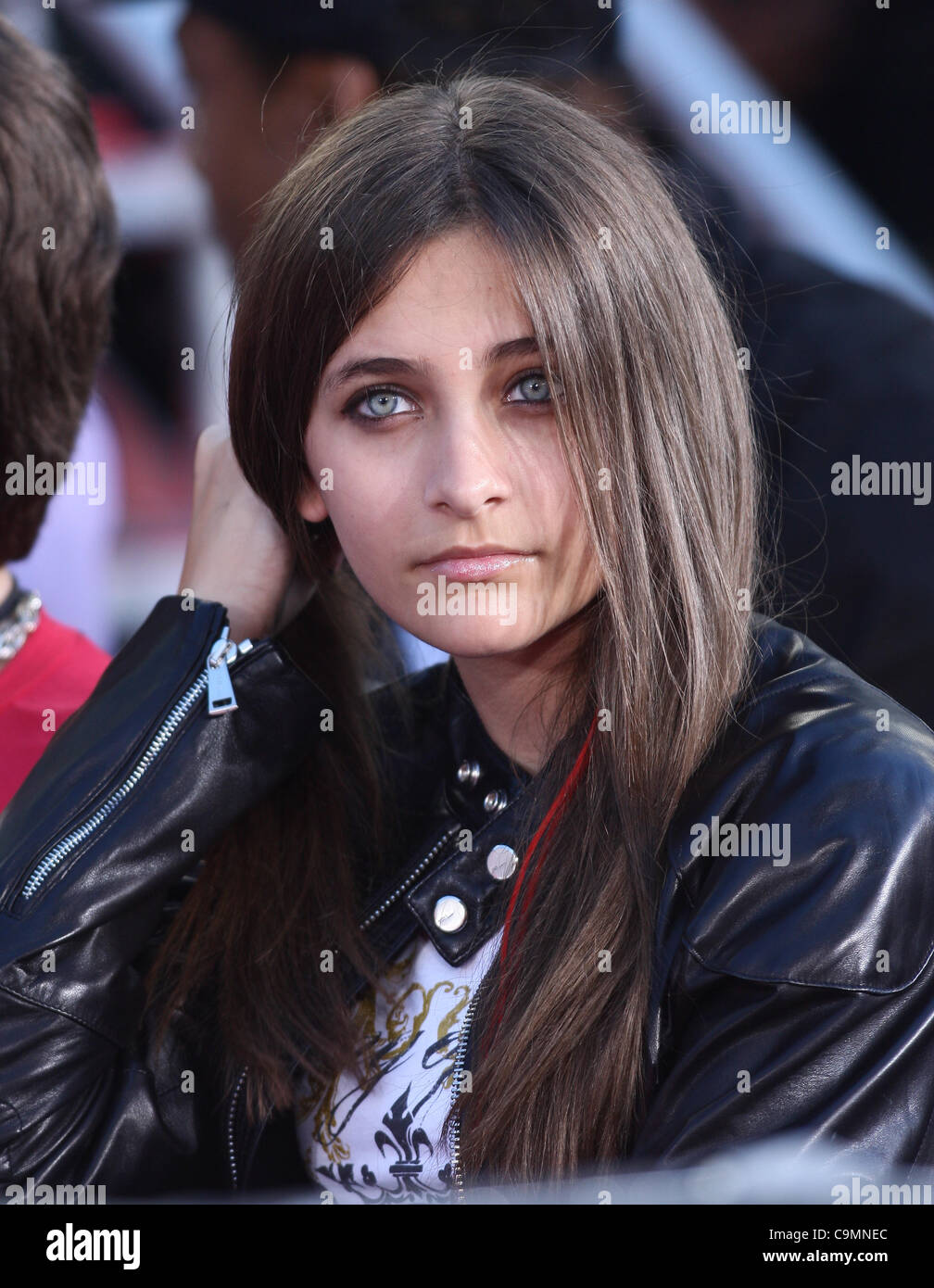 PARIS JACKSON MICHAEL JACKSON HAND AND FOOTPRINT CEREMONY HOLLYWOOD LOS ...