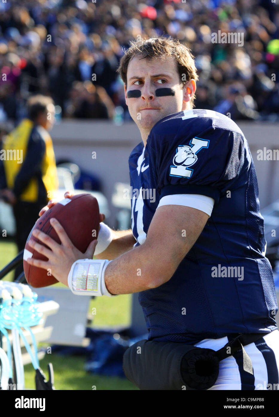 Nov. 19, 2011 - New Haven, CT, U.S. - Yale quarterback #11 PATRICK WITT ...
