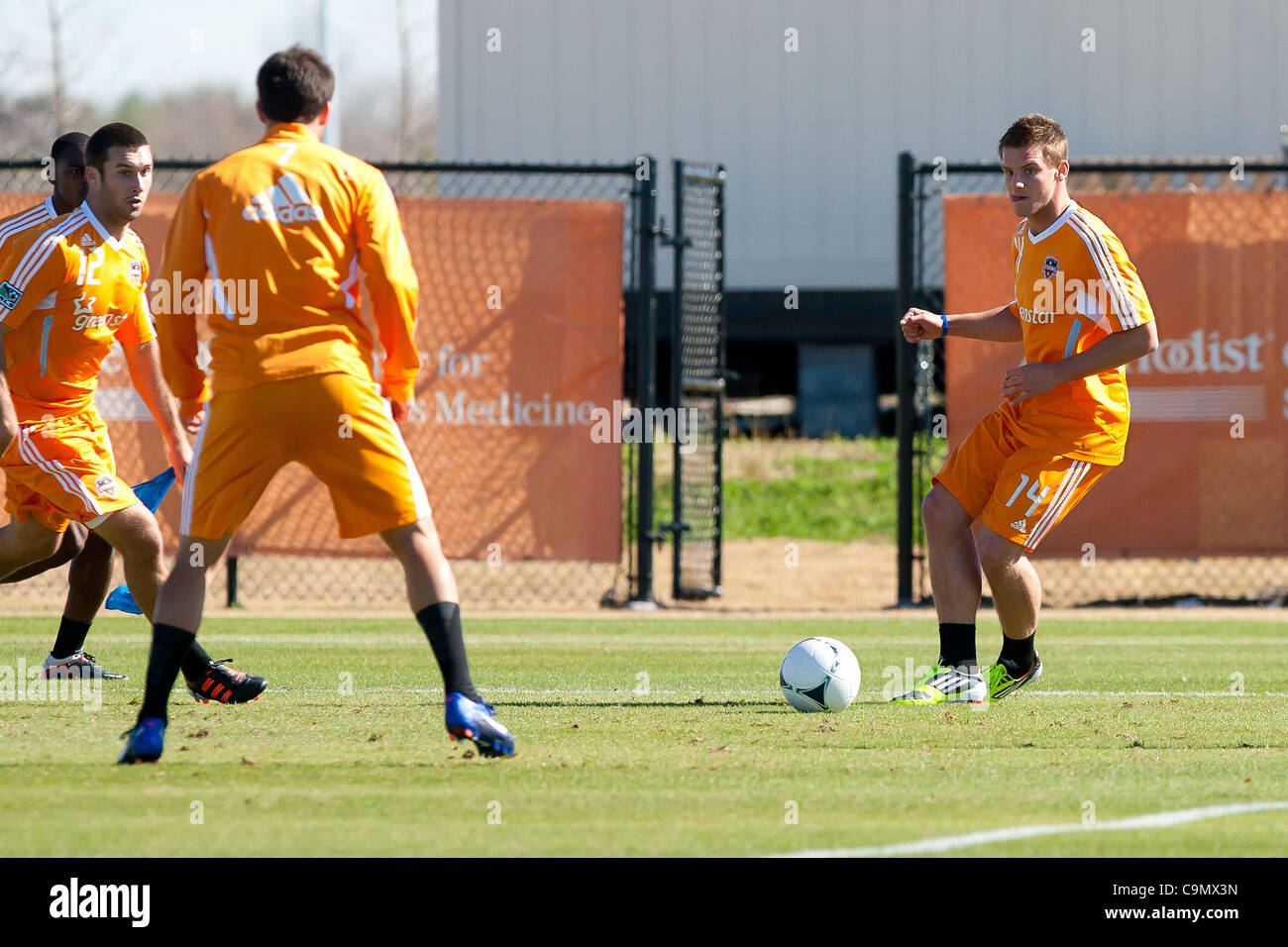 Jan. 27, 2012 - Houston, Texas, U.S - Houston Dynamo Forward Colin ...