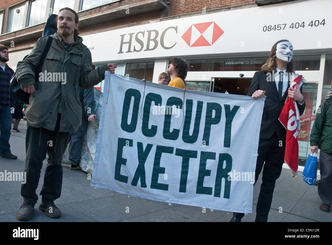 Hsbc protest hi-res stock photography and images - Alamy