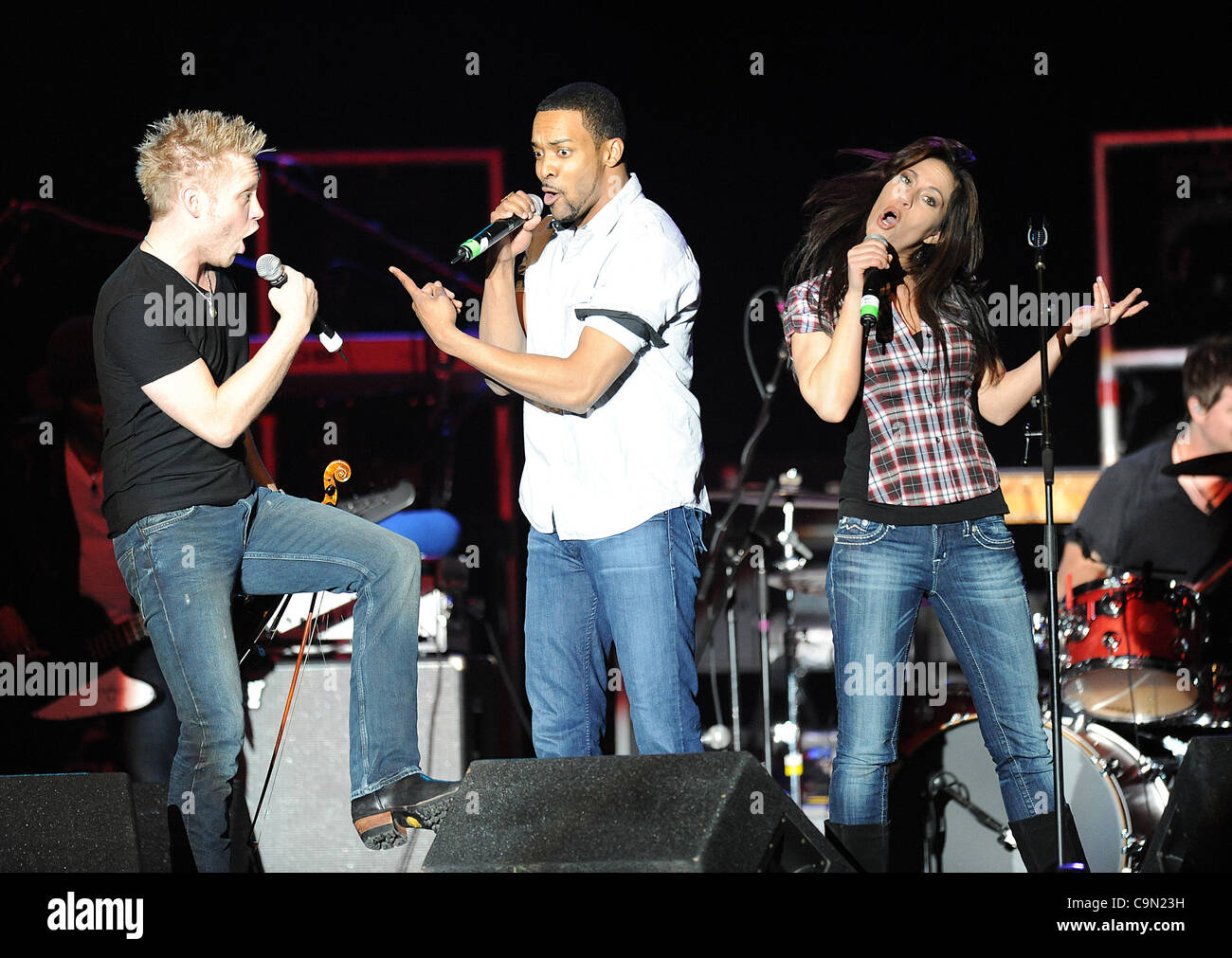 Jan 28, 2012 - Hampton, Virginia; USA - (L-R) Fiddle Player NICK ...