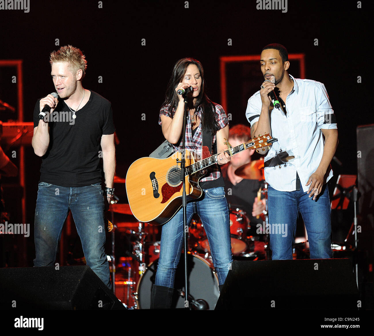 Jan 28, 2012 - Hampton, Virginia; USA - (L-R) Fiddle Player NICK ...